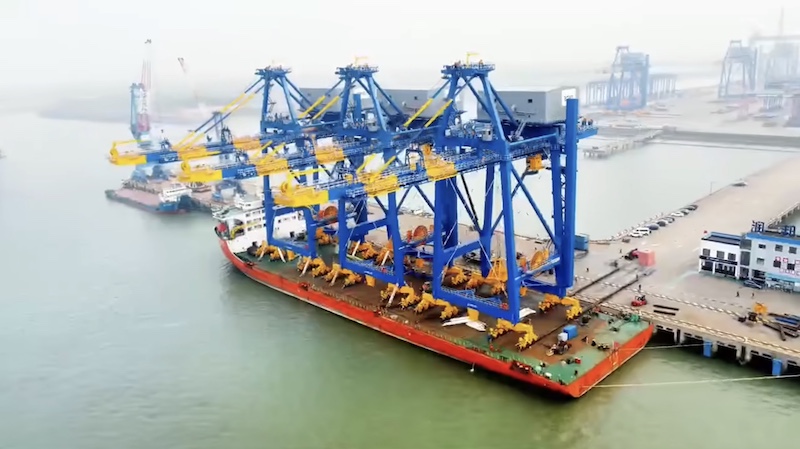 GENMA completes shipment of three large grab ship unloaders