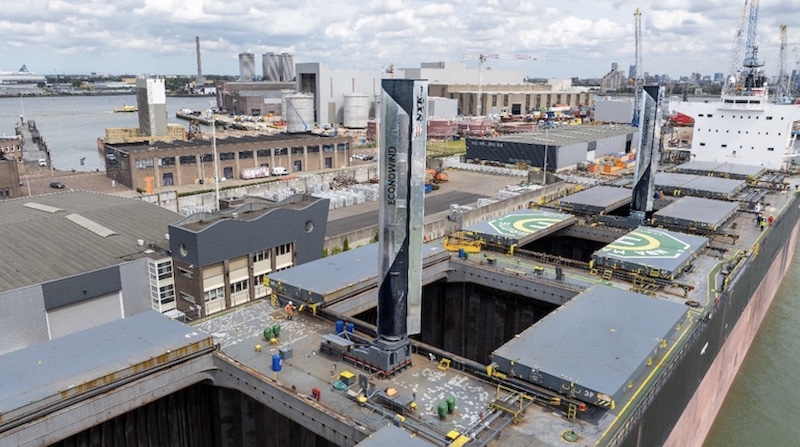 NYK Bulkship installs first wind-assisted propulsion units