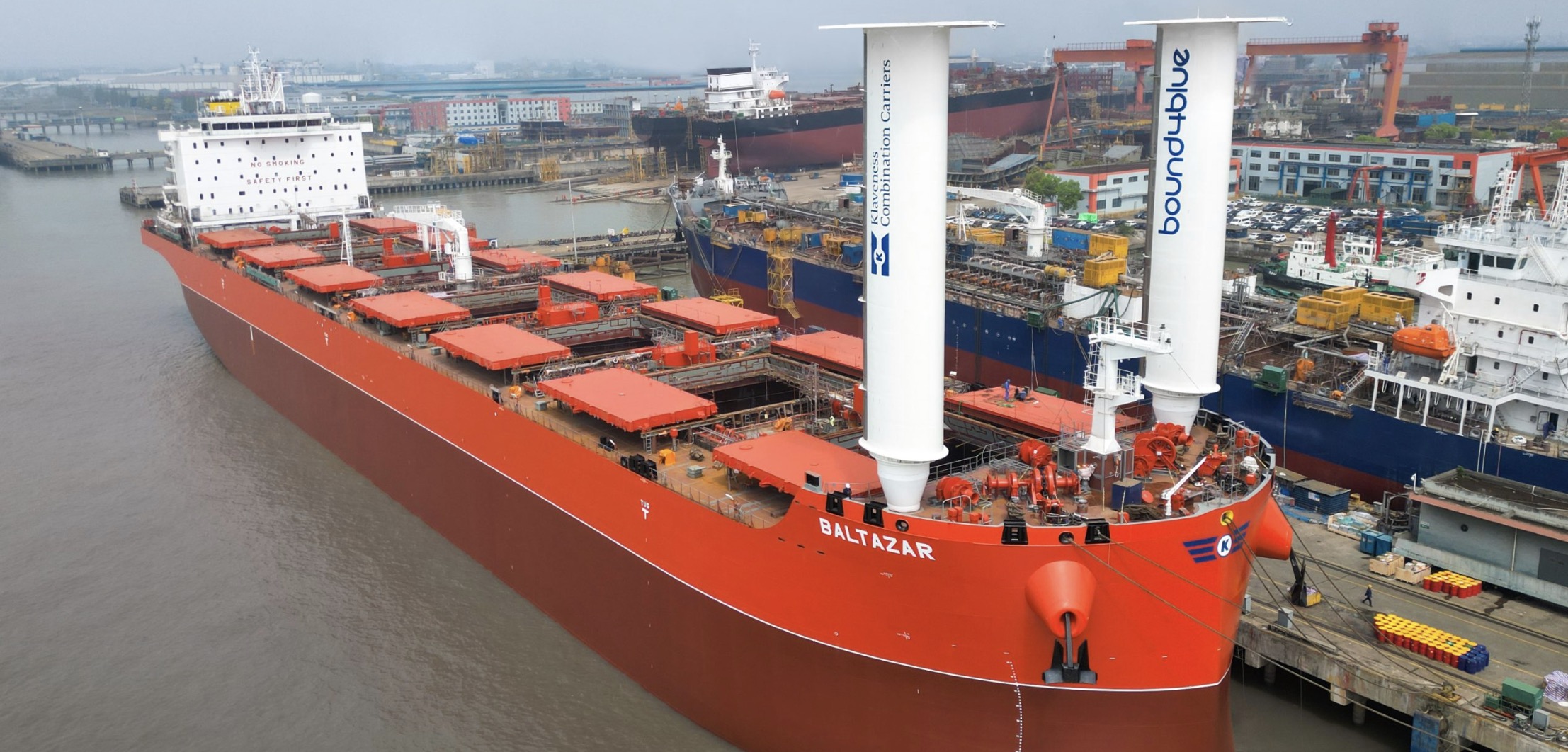 bound4blue completes eSAIL® installation on Klaveness newbuild