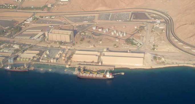 New grain terminal in Aqaba New Port