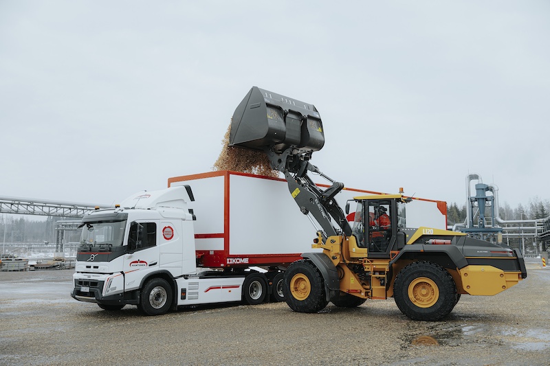 Mantsinen electrifies industrial logistics operations in Finland